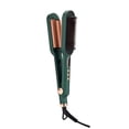 3-in-1 Hair Straightener Brush & Curling Iron with Ceramic Comb With 5 ...