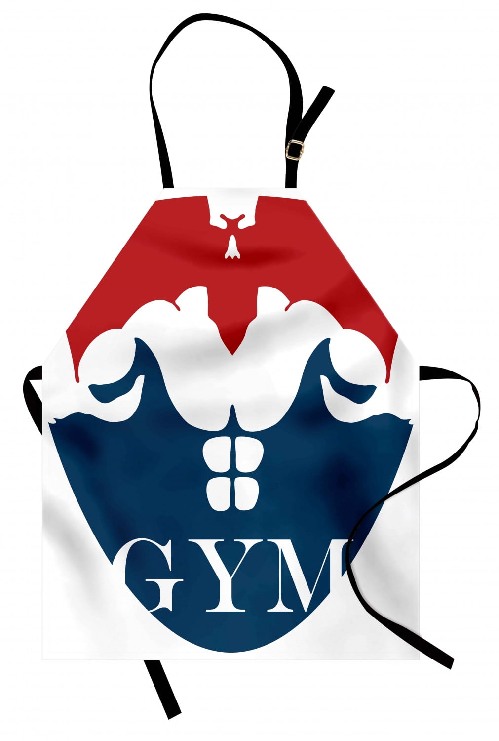 Fitness Apron Strong Muscular Man with Biceps Powerful Athlete ...