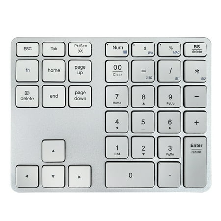 2.4G+BT5.0 Dual-mode Numeric Keyboard 35 Keys Financial Accounting ...