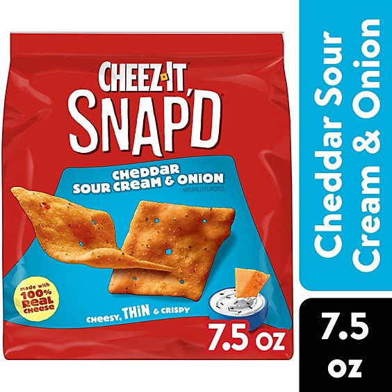 2X - Cheez-It Snap,D Cheese Cracker Chips, Thin Crisps, Lunch Snacks ...
