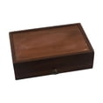 Homena Nordic Retro Solid Wood Begonia Flower Glass Storage Cabinet ...