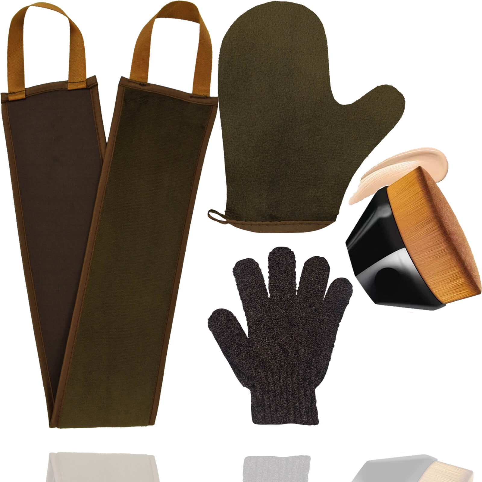 4Pack Self Tanning Mitt Set, 1 Self Tanning Mitt, 1 Self Tanner Lotion ...