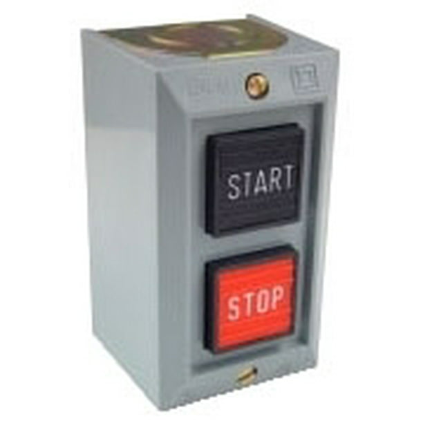 Square D Push Buttn Cntrl Station,Start/Stop,30mm 9001BG201 - Walmart.com