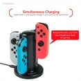 Insten Joy-Con Control Stand: 4 in 1 Charging Dock with LED Indicator ...