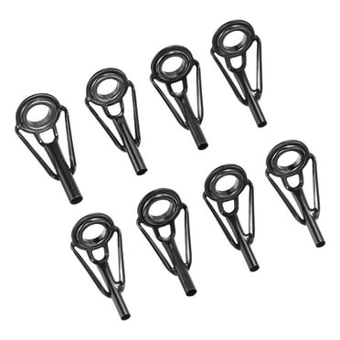 1.9mm Iron Fishing Rod Guide Repair Kit Eyelet Replacement, Silver 8 ...