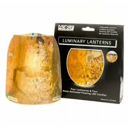 Modgy Lumizu Collapsible 4pc Luminary Lantern Set - Tiffany Poppies ...