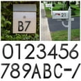 Black House Numbers Door Number Letters for Outside Signs Easy ...