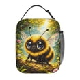 Bumblebee Lunch Bag Reusable Thermal Lunch Tote with Handle for Women ...