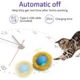Interactive Cat Toys Ball Fast Rolling in Pouch, Motion Activate ...