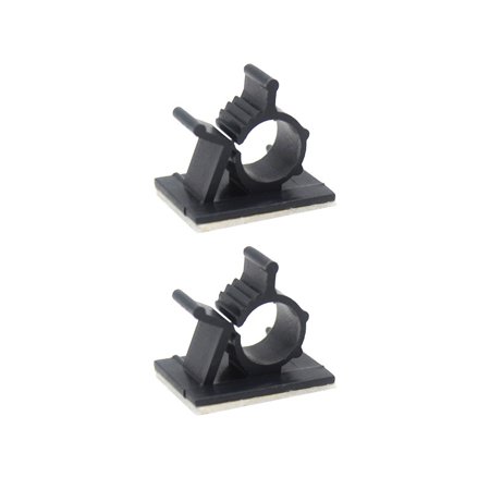 Junmo 50Pcs Adjustable Cable Management Clips, Adhesive Cable ...