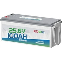 Power Queen 24V 100Ah LiFePO4 Deep Cycle Lithium Battery 2560Wh 100A ...