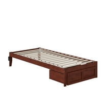 Colorado Twin Extra Long Bed with USB Turbo Charger in White - Walmart.com