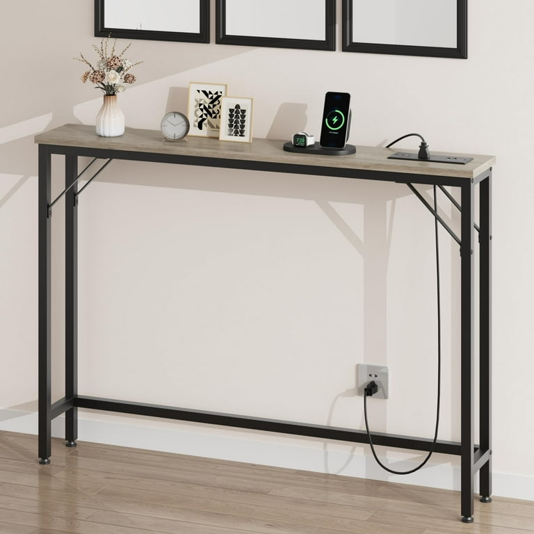 Skinny sofa table store