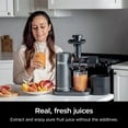 Restored Ninja NeverClog Cold Press Juicer, Powerful Slow Juicer with ...