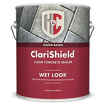 1587732 WETLOOK HIGLOSS SEALR 1G Quikrete Wet Look Gloss Clear Concrete ...