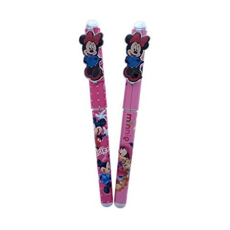 Disney Minnie Mouse Pen 2pc set (polka dot, pink) | Walmart Canada