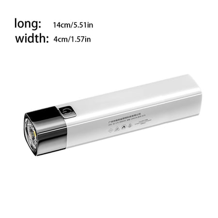 Portable Bright Flashlight Torch Power Bank Outdoor Waterproof Lighting ...