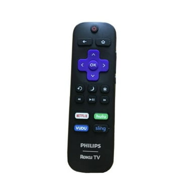 Genuine Philips 101018E0016 Smart TV Remote Control with ROKU Built-in ...