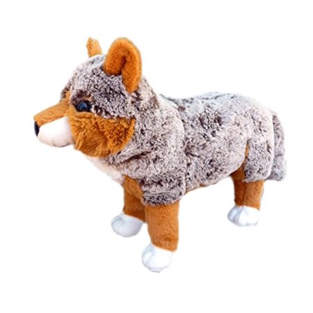 Adore 14" Standing Jacob The Red Wolf Stuffed Animal Plush Toy - Walmart.ca