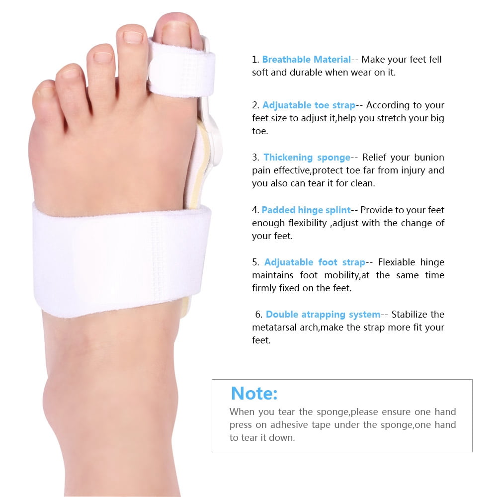 Click here for Estink Hinged Comfortable Overlapping Bunion Splin... prices