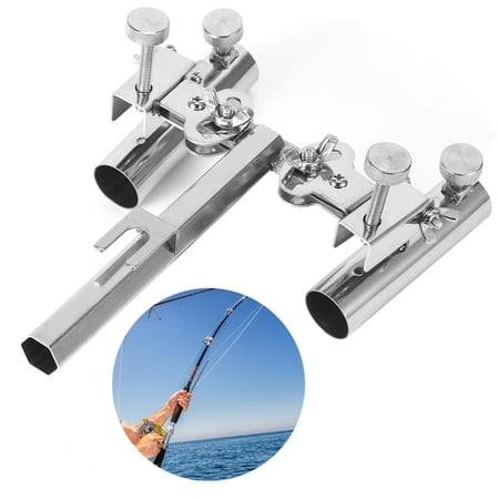 Mgaxyff Anti‑ Stainless Steel Double Fishing Rod Holder Stepless Fine ...
