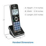 AT&T 4-Handset Expandable Cordless Phone with Unsurpassed Range ...