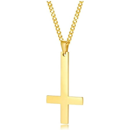 Stainless Steel Gothic Pentacle Pentagram Star Satanic Satan Pagan ...