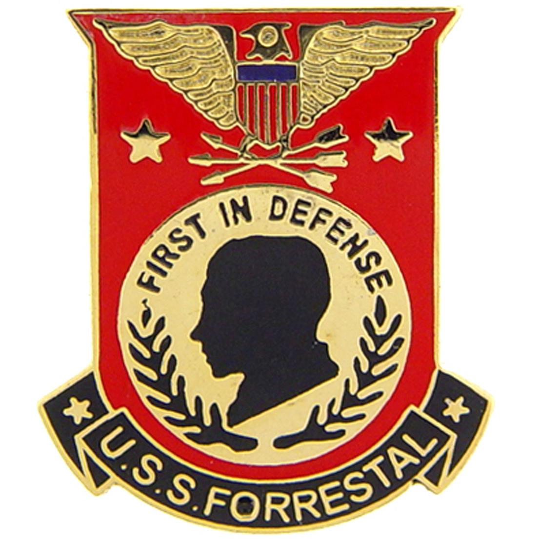 U.S. Navy USS Forrestal Pin 1" - Walmart.com