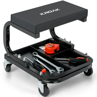 3-in-1 Rolling Mechanic Creeper Z Seat, Foldable Garage Chair Lay Down ...