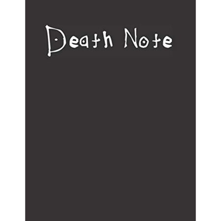Death Note : Notebook & Journal - 8.5 x 11 Inches - 120 Lined pages ...