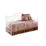Caroline Complete Metal Daybed with Link Spring Support Frame and Pop ...