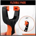 8-Pack Spring Clamps Heavy Duty, 5-inch Large Plastic Clamps for Crafts ...