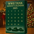 2025 Wwii Tank Advent Calendar | 24 Detailed Miniature Military Tank ...