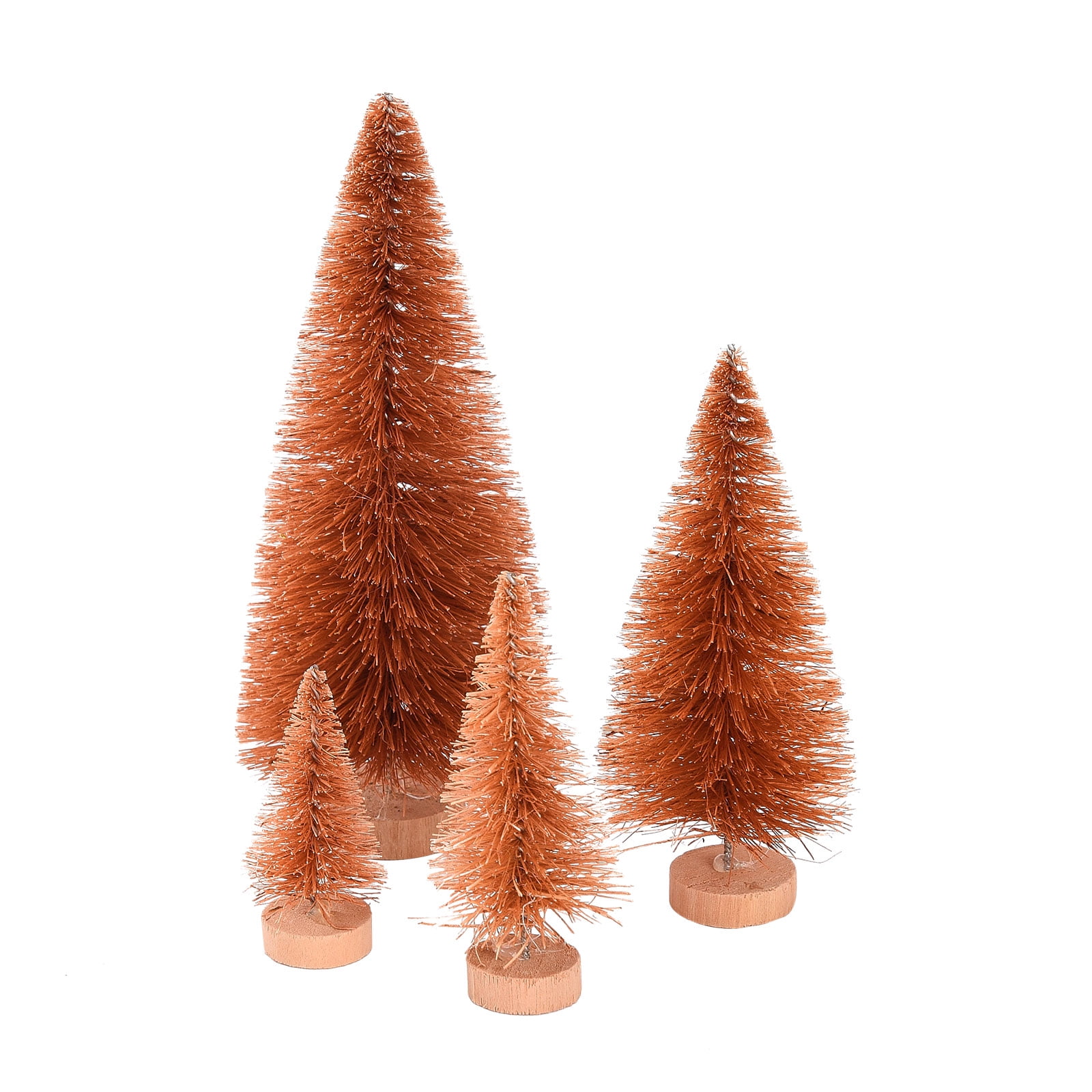 Mini Snowless Tarpine Christmas Tree 4pcs Home Decor Beautiful With ...