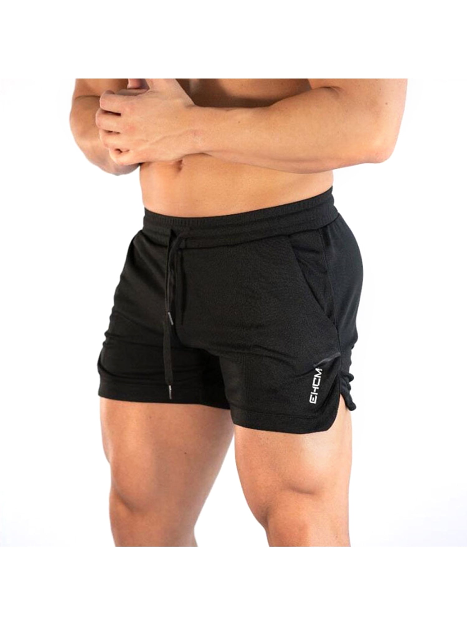 Loalirando Men's Gym Fitness Shorts Workout Short Bodybuilding Running ...