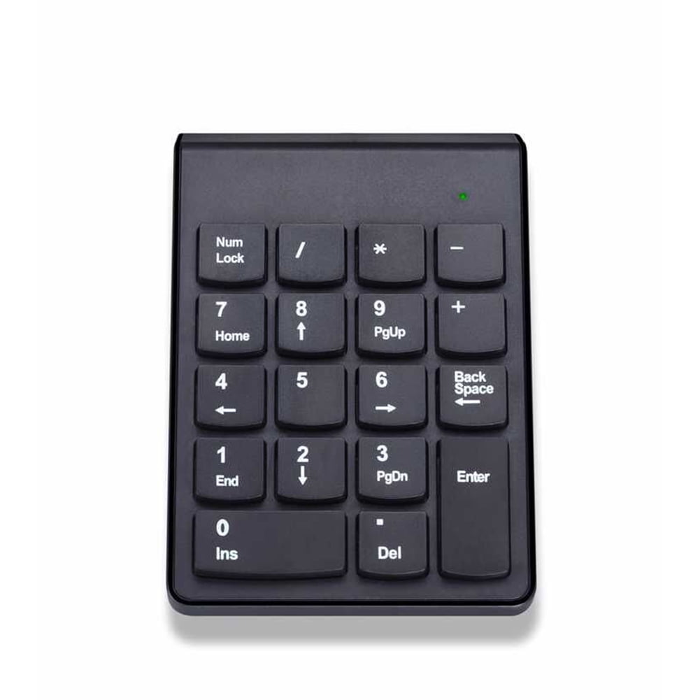 2.4GHz Wterproof Wireless USB Numeric Keypad Numpad Number 18 Keys Pad ...