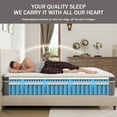 Yilicy 12 inch Queen Mattress in a Box, Spring Hybrid Memory Foam ...