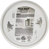 First Alert BRK 7010B Hardwired Photoelectric Smoke Alarm with Battery ...