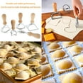 OUSITAID 5Pcs Ravioli Stamp Maker Cutter with Roller Wheel Set, Ravioli ...