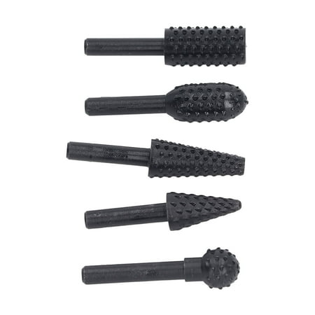 Rasp Files Set, High Adaptability Die Grinder Bits 1/4 Inch Round Shank ...