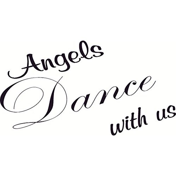 Angels Dance with Us, Bible Verse Inspired Vinyl Wall Decal by ...