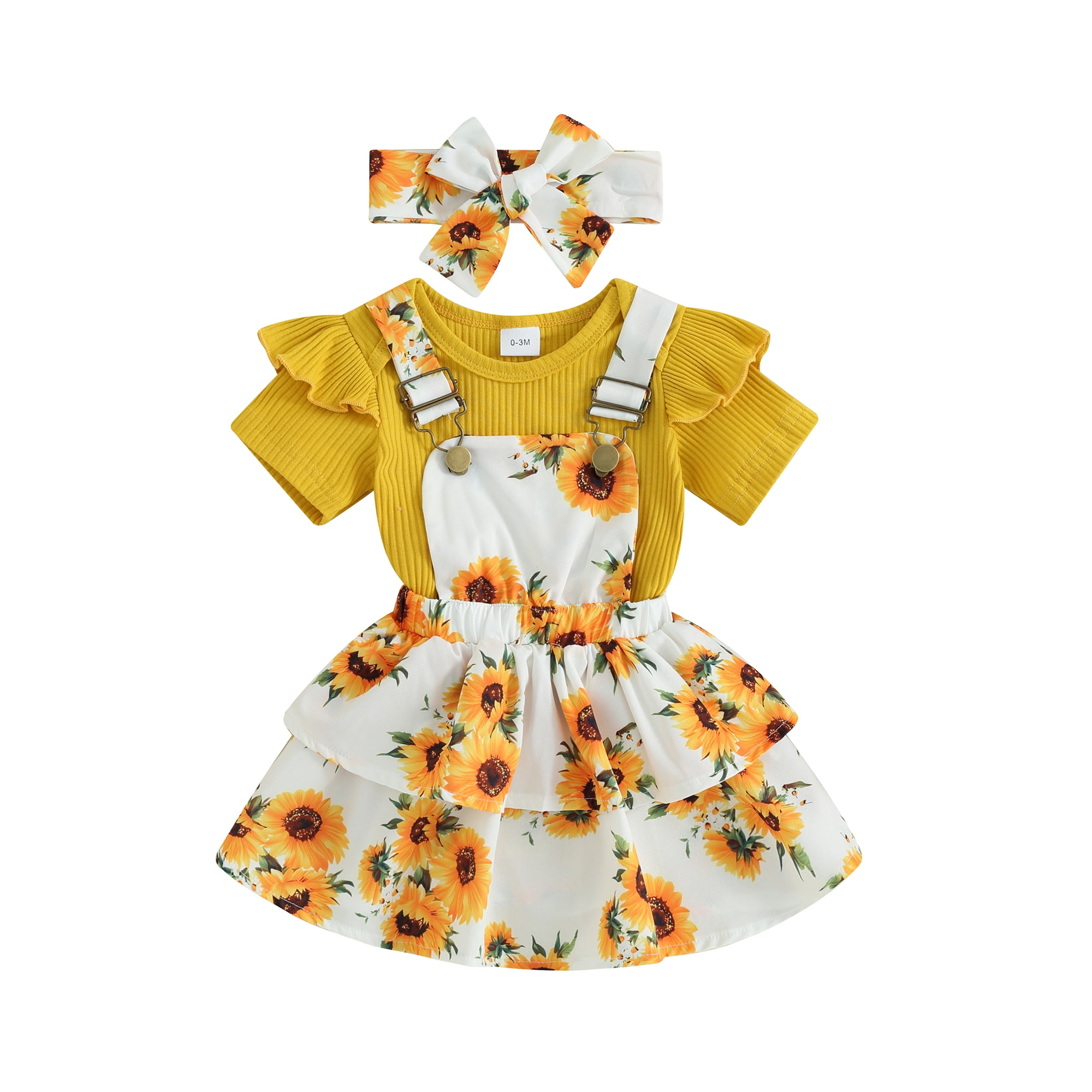 Click here for Xiaxaixu Baby Girls 3pcs Spring Outfits Romper + F... prices