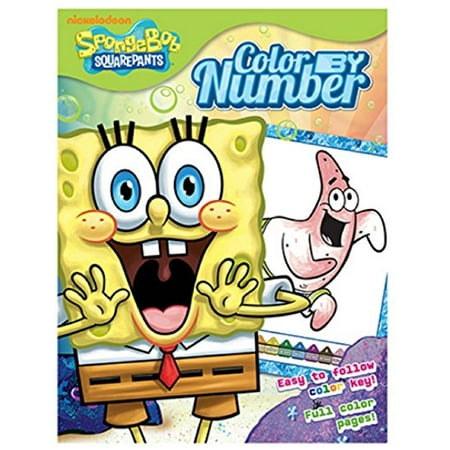 Spongebob Squarepants Color by Number 20pg Color By Number Coloring ...