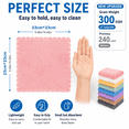 40 Pieces Luxury Face Towel Set, Soft Water-Absorbent Square Towels ...