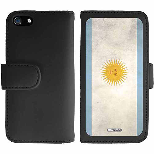 Vintage Flag of Argentina Design on Apple iPhone 5SE/5s/5 Wallet Folio ...