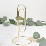 Efavormart 5 Pack | Gold Metal 5" Paperclip Card Holder Stands, Table ...