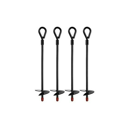 4pcs Ground Anchors , Heavy Duty Earth Anchors for 15 Inch Augers ...