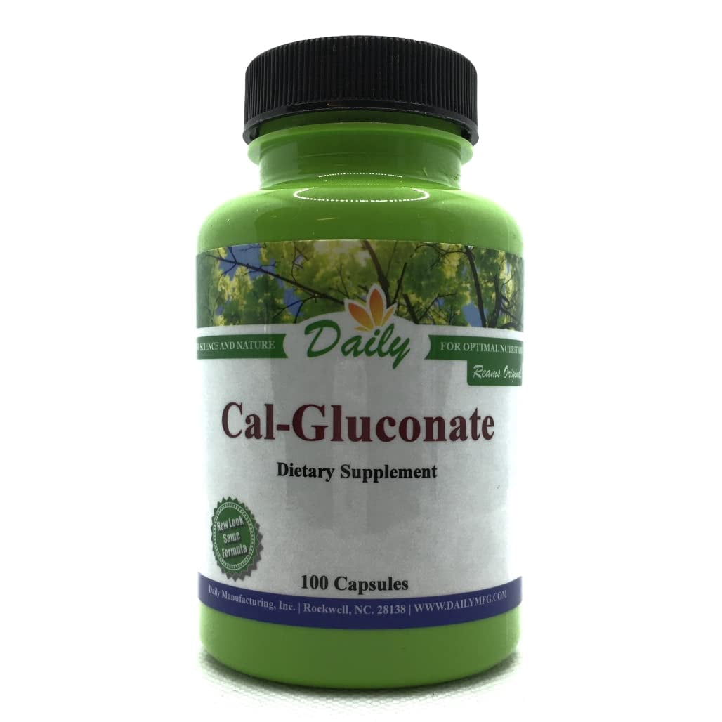 Daily's Calcium Gluconate™ (100 Vegetarian Capsules) - Walmart.com