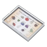 WORGEOUS Colored Crystal Specimen Collection Sample Gems Quartz Crafts ...