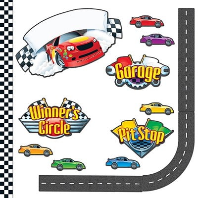 Racing Bulletin Board Set - Walmart.com